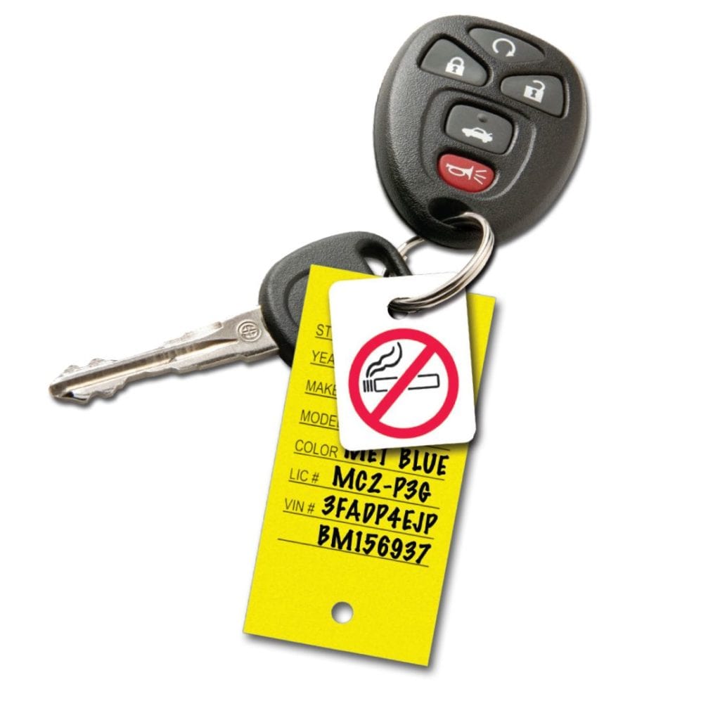 No Smoking Key Fobs - Dealer Goodies