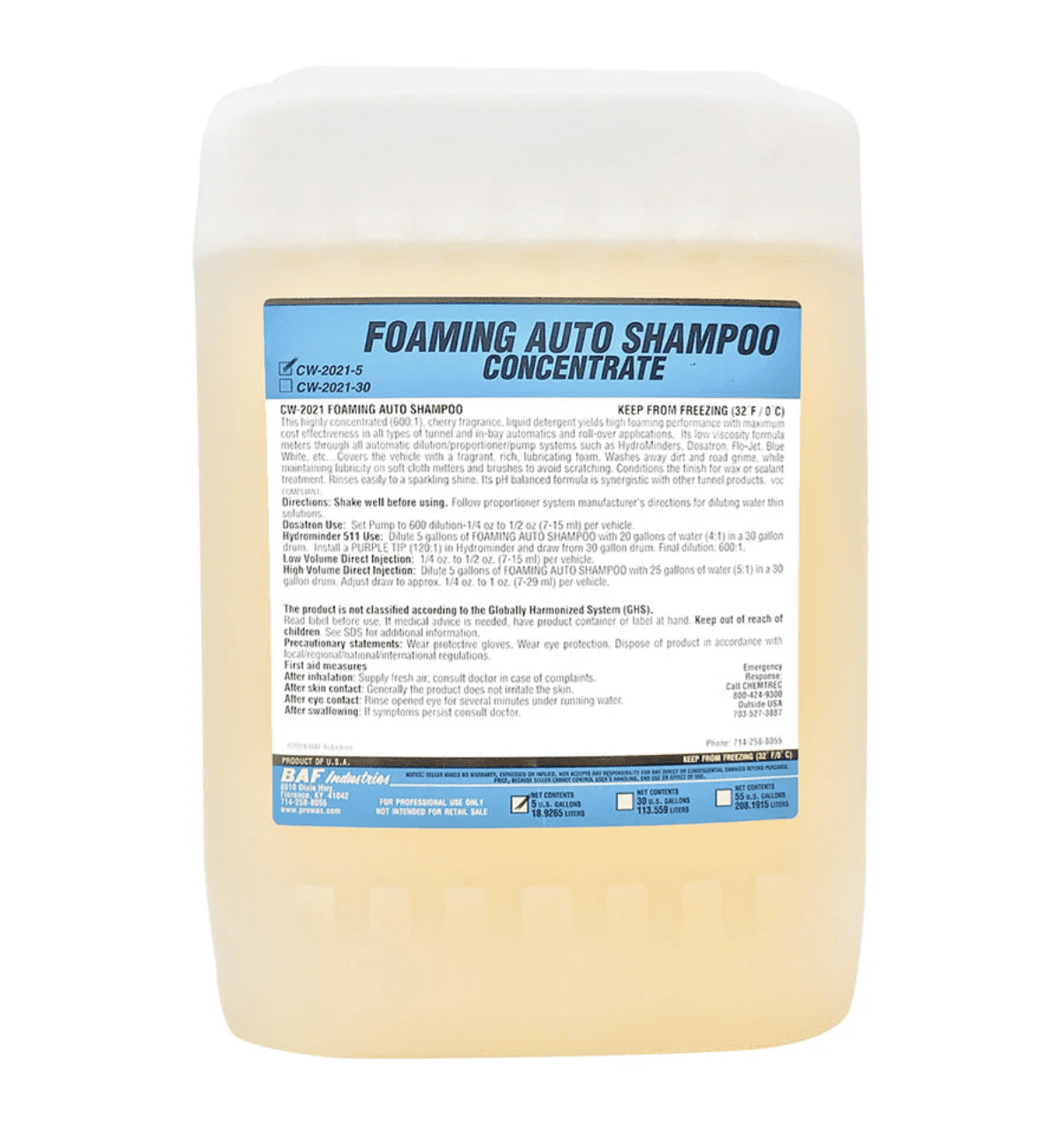 PRO - Foaming Auto Shampoo Concentrate - DealerGoodies